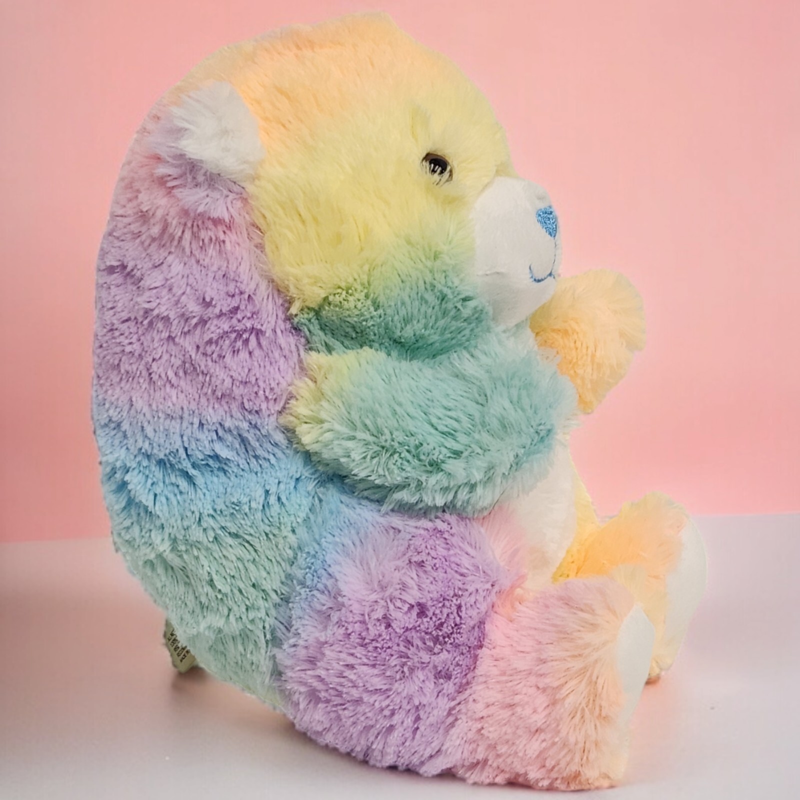 Goffa Multicolor Pastel Bear Plush 10" Stuffed Animal Soft | eBay