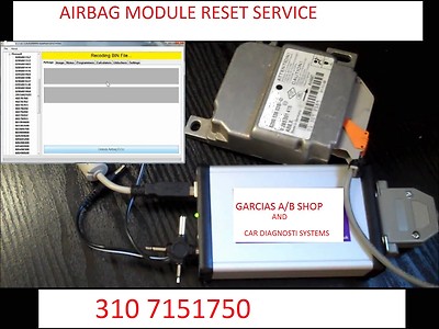 ALL MAZDA MITSUBISHI AIRBAG MODULE COMPUTER SDM RCM SAS RESET SERVICE ...