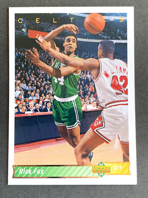 Rick Fox - Card No. 232, Boston Celtics - NM+! (Upper Deck 1992-1993 ...