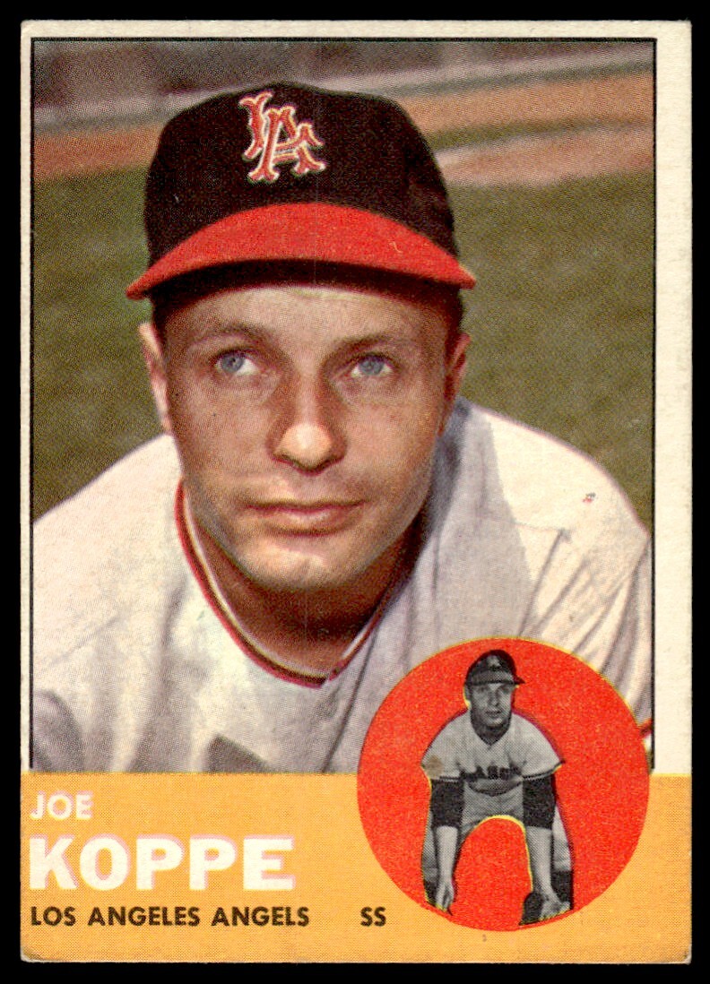 1963 Topps Joe Koppe | Los Angeles Angels #396 | eBay