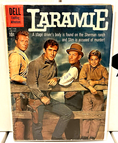 DELL FOUR COLOR #1125 (1960) LARAMIE PHOTO COVER 10c SILVER AGE GEM | eBay