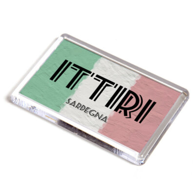 FRIDGE MAGNET - Ittiri - Sardegna - Italy Flag | eBay