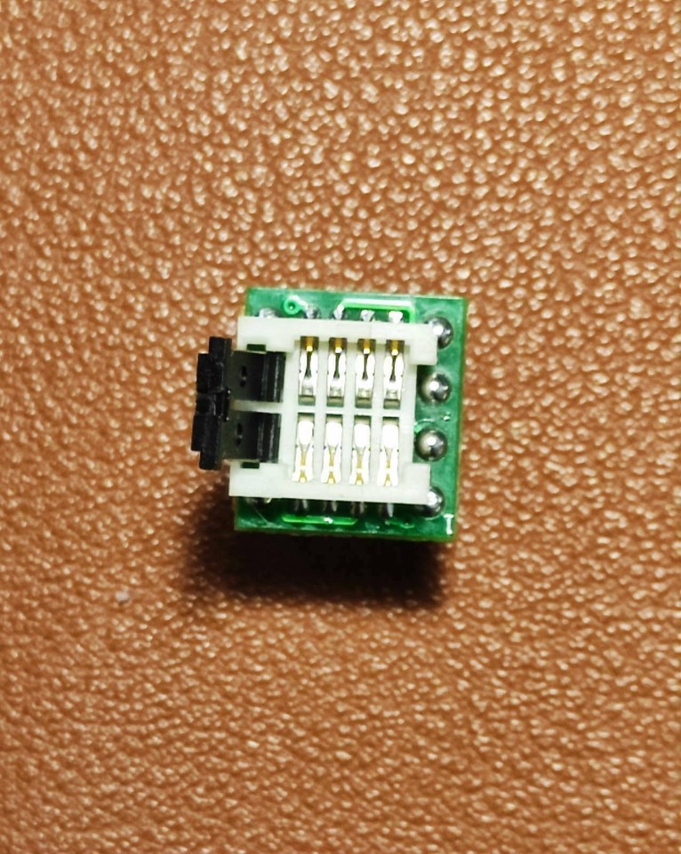 SPI IC Test Socket Adapter DIP8 WSON8 5x6mm Chips- Flash 25x 24x DFN8 ...