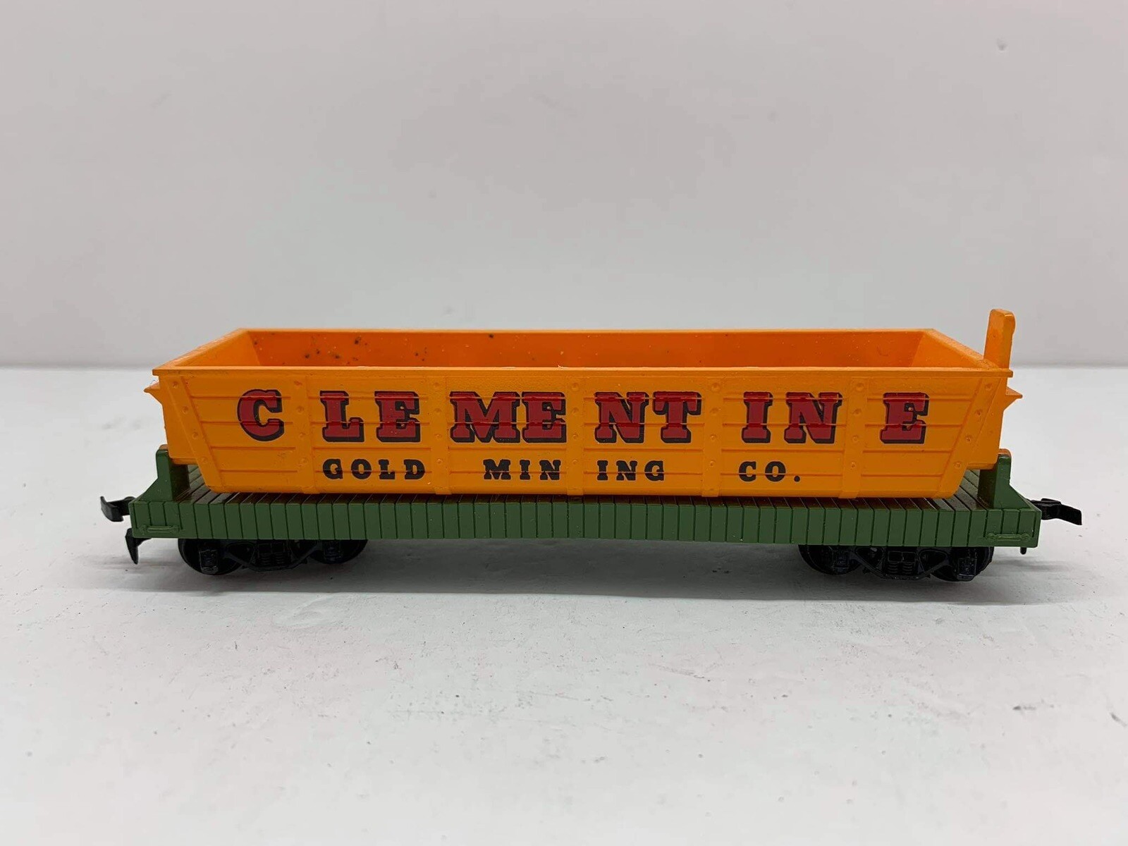 HO Scale TYCO CLEMENTINE Gold Mining Co. DUMP CAR No.936-2 YELLOW ...