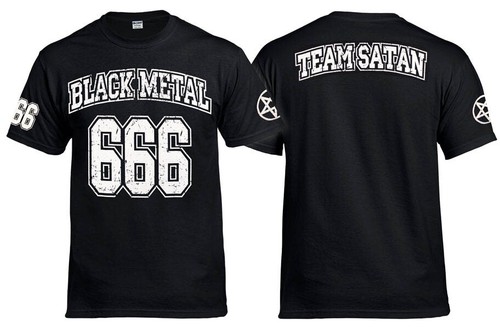 BLACK METAL 666 T-shirt Black | eBay