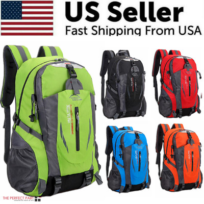 40L Men Women Travel Backpack Rucksack Camping Laptop Hiking School ...