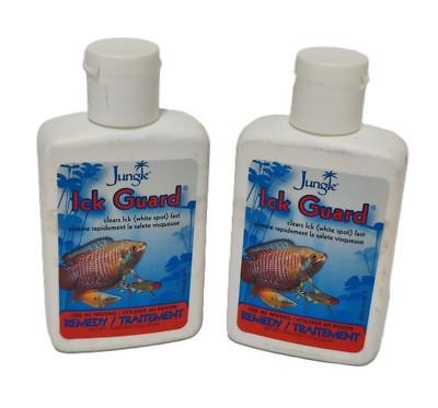 Jungle Ick Guard Liquid Remedy Fish Aquatic Aquarium 2oz/59ml SET OF 2 ...