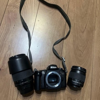 Nikon DSLR Camera with 18-55mm & 70-300mm Lenses Quartz Date Stamp | eBay