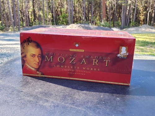 Brand Sealed Wolfgang Amadeus Mozart Complete Works 170 CD Box Complete ...