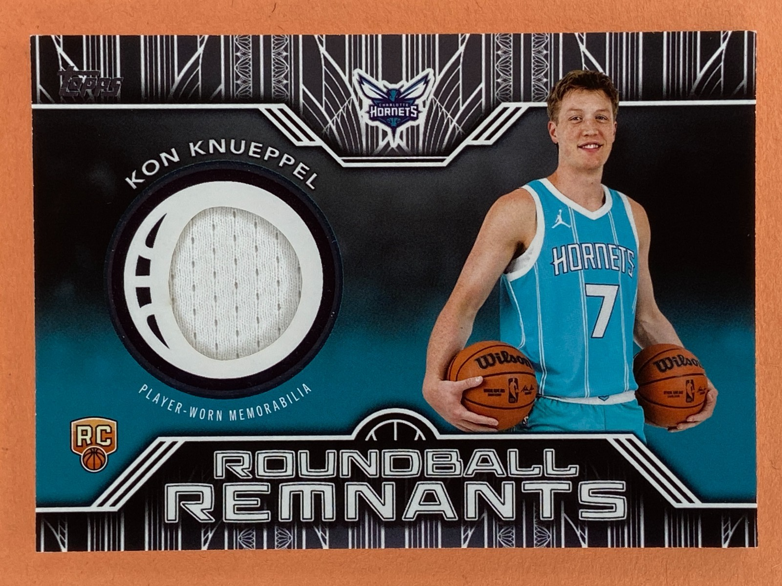2025-26 Topps Basketball Kon Knueppel RRR-KK Round ball Remnants RC ...
