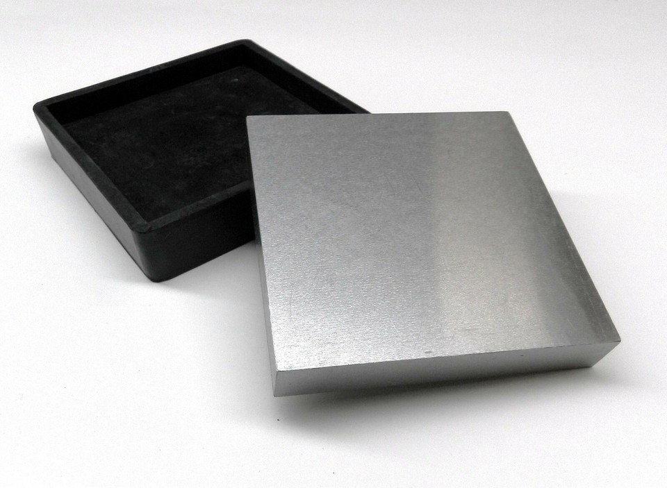 Steel & Rubber Block 4" Double Sided Combination Metal Working Anvil ...