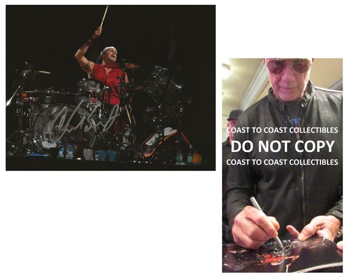 Chad Smith Red Hot Chili Peppers Drummer signed 8x10 photo COA Proof ...