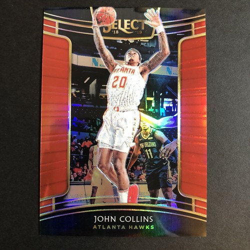 2018-19 Panini Select Prizm Red #48 John Collins /199 Color Match Card ...
