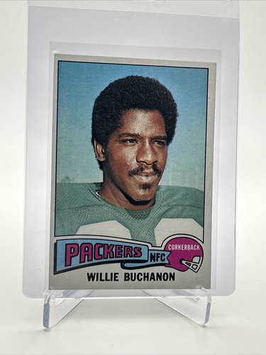 1975 Topps Willie Buchanon Football Card #286 EX-MT Quality FREE ...