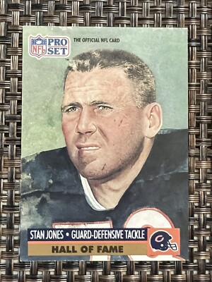 1991 NFL Pro Set Football Card #29 Stan Jones. HOF. 0159 | eBay