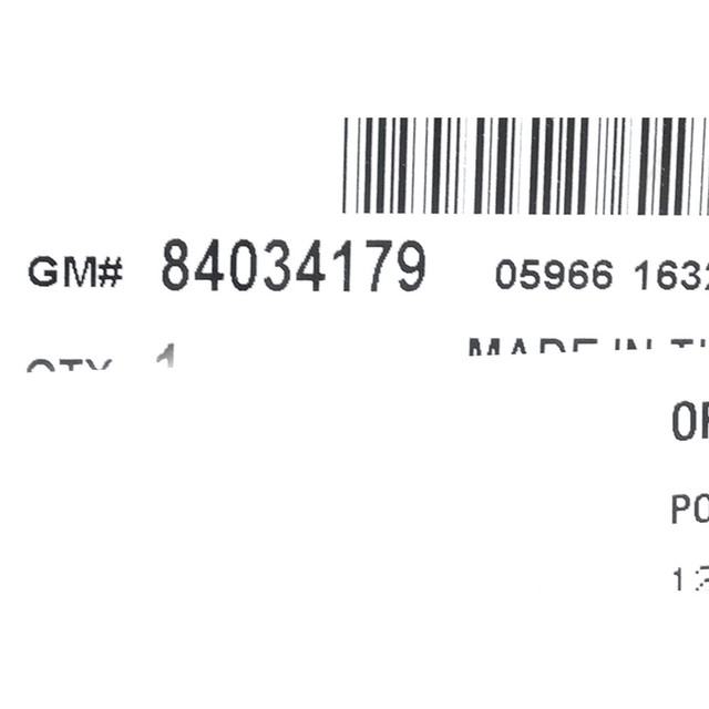 Genuine GM Cargo Area Mat Premium All Weather 84034179 for sale online ...