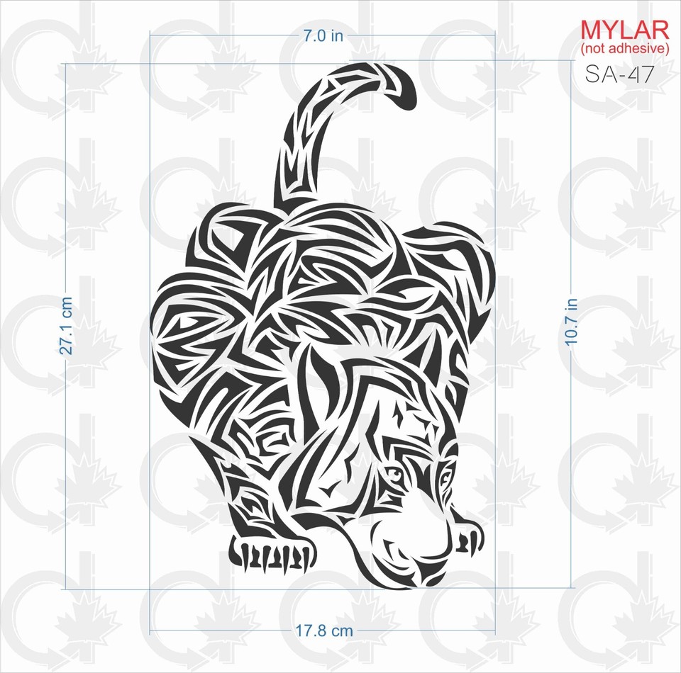 Airbrush Stencils REUSABLE PREDATORS New VINYL OR MYLAR | eBay