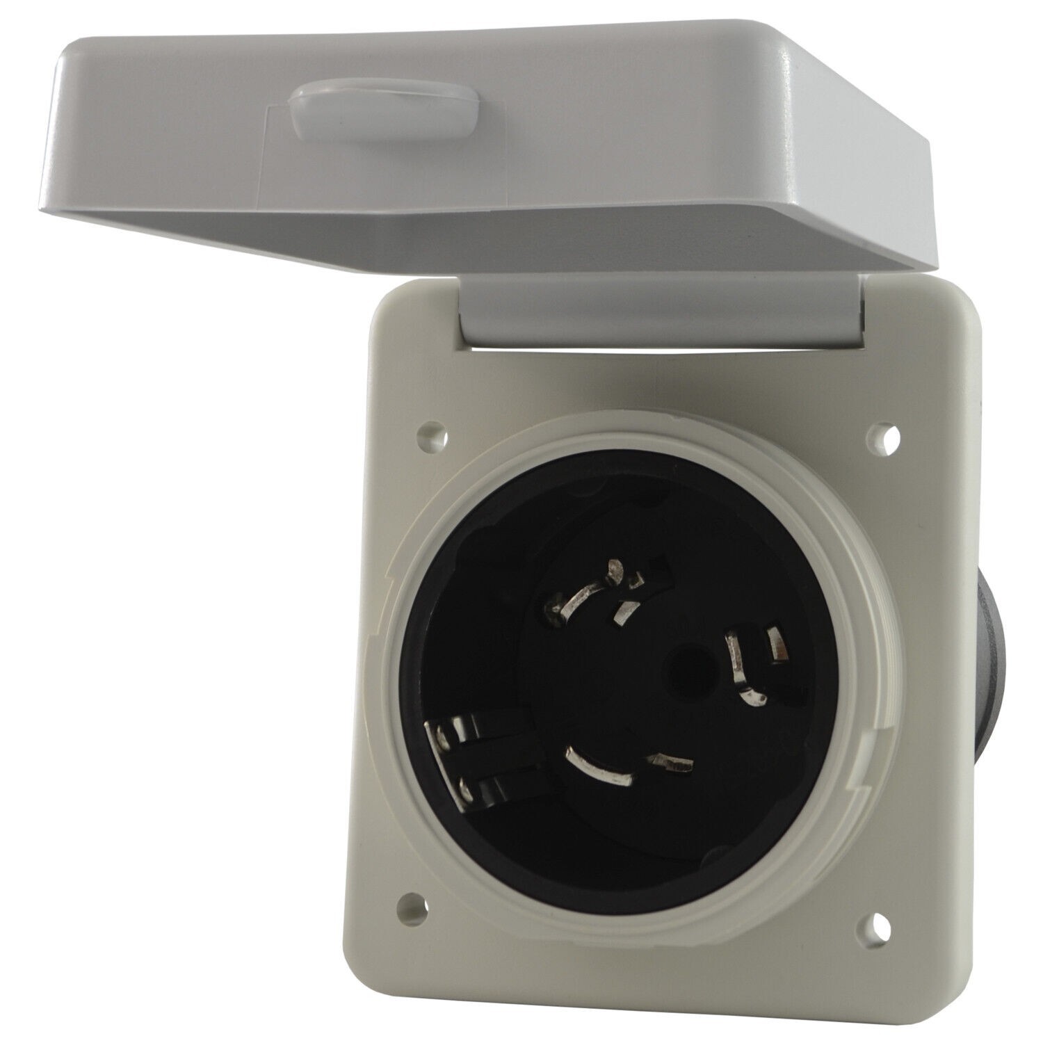 *Conntek 80855-SQWT NEMA SS2-50P 50 Amp RV / Boat Detachable Inlet ...