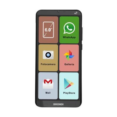 BRONDI AMICO SMARTPHONE XL DUAL SIM 6" EASY SMARTPHONE 16GB RAM 2GB ICONE GRANDI | eBay