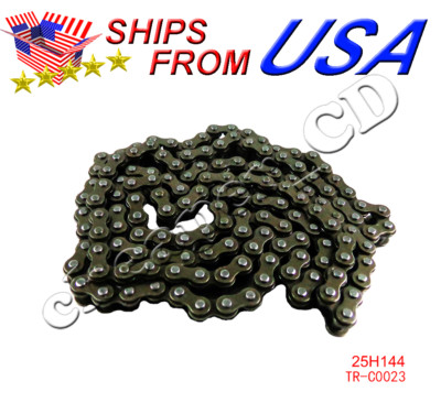 25H 72 Links 144 Drive Chain 43cc 47cc 49cc Pocket Mini Bike Kids ATV ...