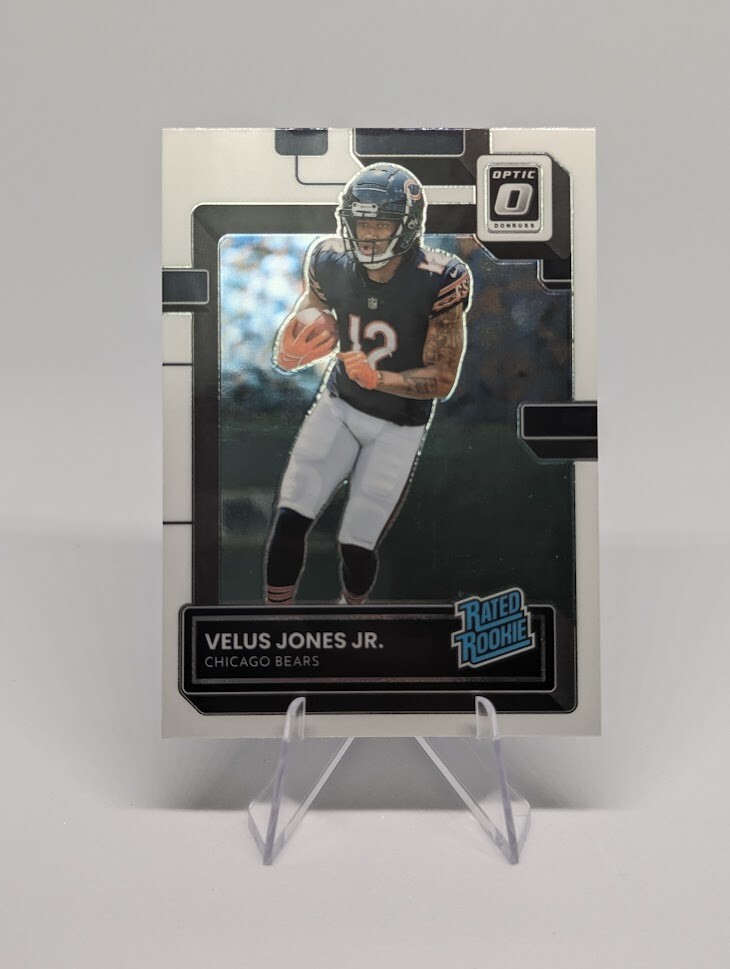Velus Jones Jr. 2022 Optic Rated Rookie RC #230 Bears | eBay