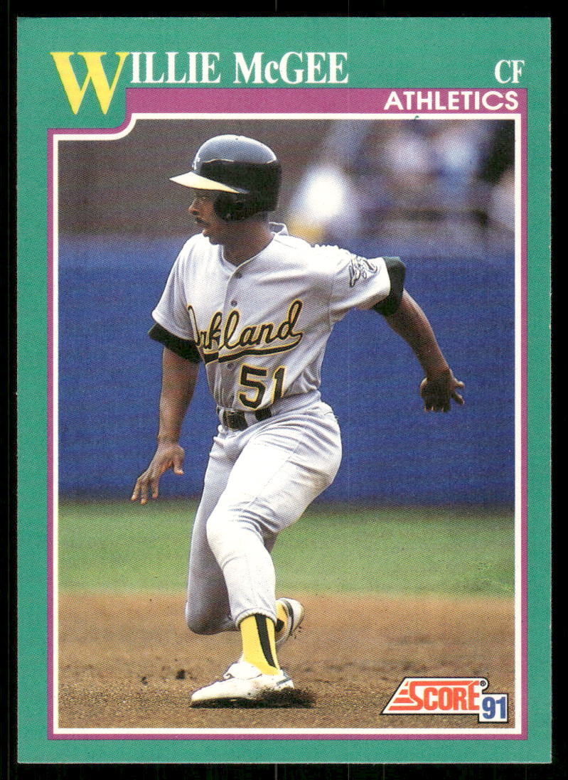 1991 Score #597 Willie McGee | eBay
