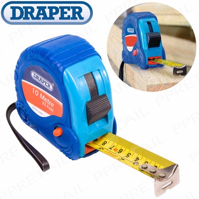 10M / 33ft LONG TAPE MEASURE Heavy Duty Soft Grip Measuring Tool With ...