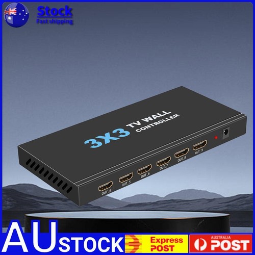 4K 3x3 9 Screen TV Wall Controller Processor 3x4/4x3/4x4 Useful for TV ...