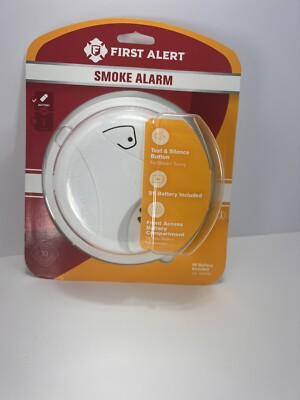 First Alert SA303 9V Battery Operated Ionization Sensor Smoke Alarm ...