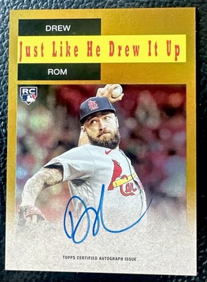 2024 Topps Archives Drew Rom 1958 Topps TV Westerns On Card Auto #58WA ...