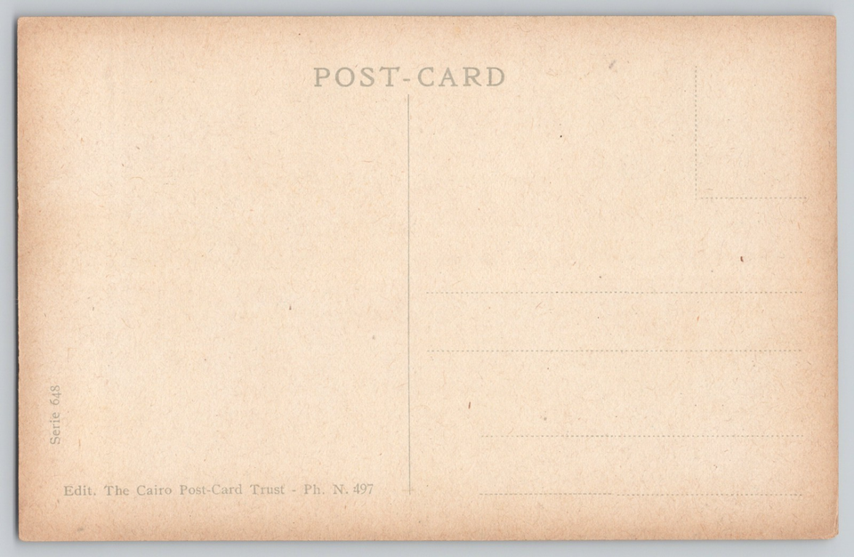 Postcard Lot of 9 Egypt Port Said Color Lithograph Street View Statue ...