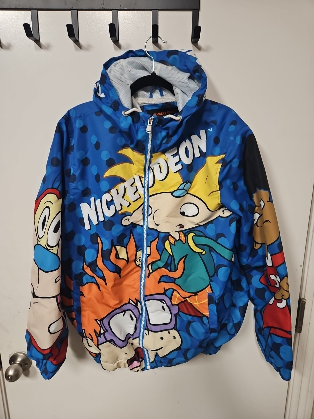 Members Only x Nickelodeon Rugrats Blue Windbreaker J… - Gem