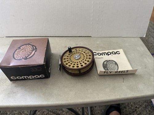 Vintage Compac 330 Fly Reel W/ Box & Manual | eBay