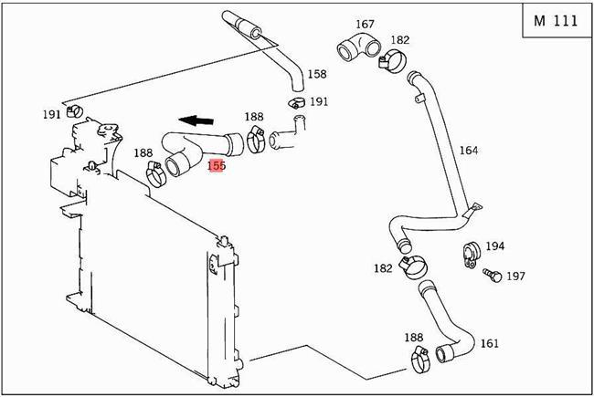 Genuine Mercedes Hose 638 638/2 6385010982 | eBay