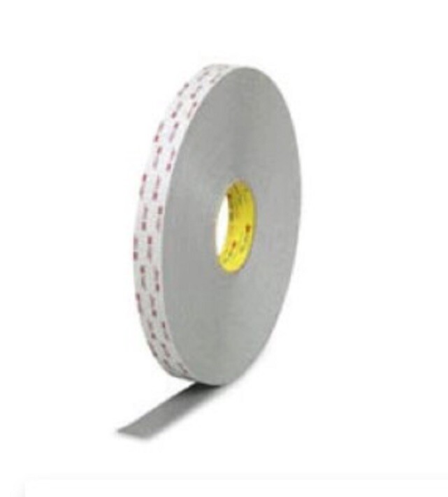 3M 4956 Gray VHB Double Sided Tape 1" in Width acrylic adhesive 62 mil ...