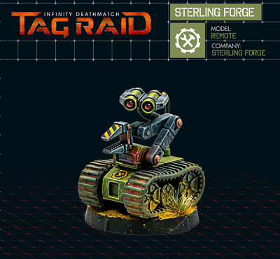 INFINITY TAG RAID New Remote Sterling Forge Usariadna Ariadna Corvus ...