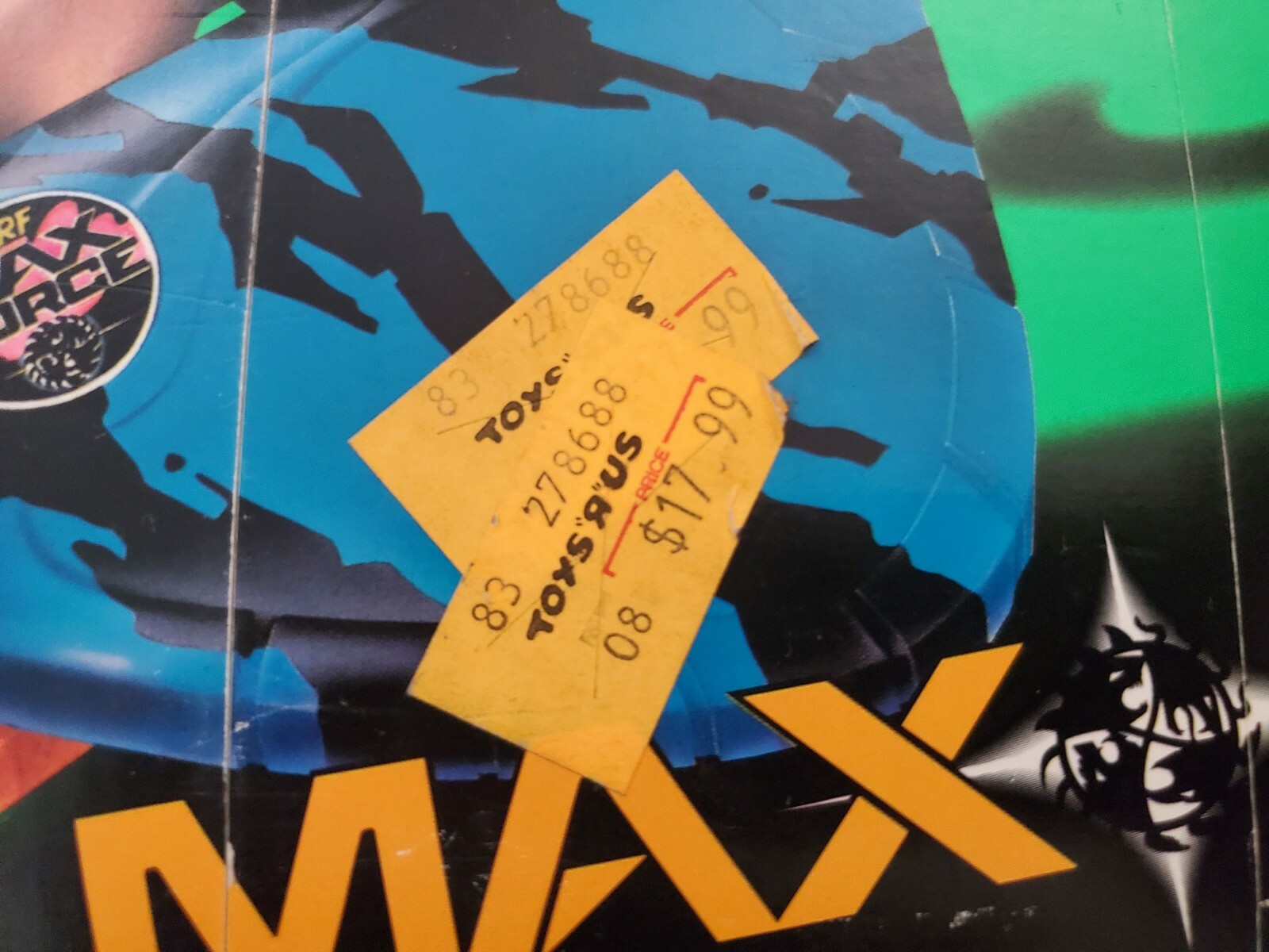 Sealed Nerf MaxForce MantaRay 1995 Max Force Manta Ray Opened for ...