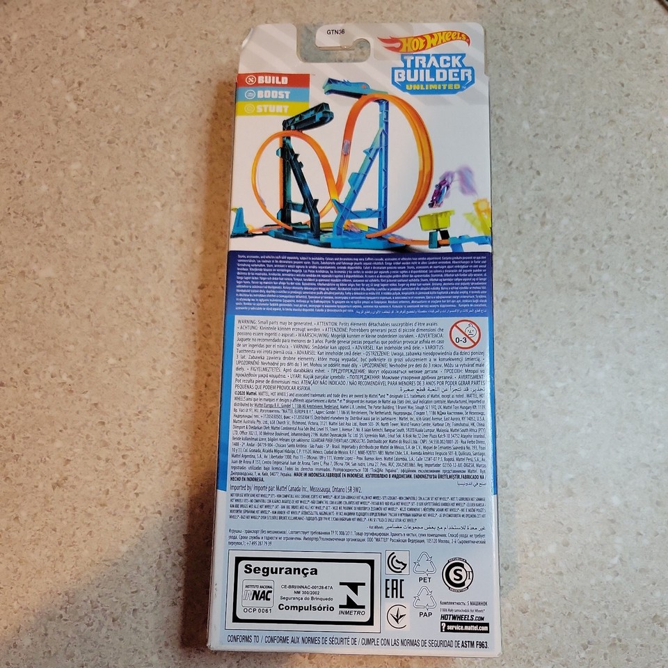 Hot Wheels Track Builder Unlimited Track Stars 5 Pack Cars GTN36 Die ...