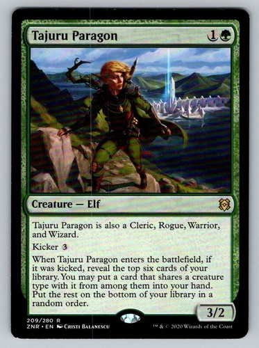 2020 MTG Zendikar Rising Regular Rare Tajuru Paragon 209/280 | eBay