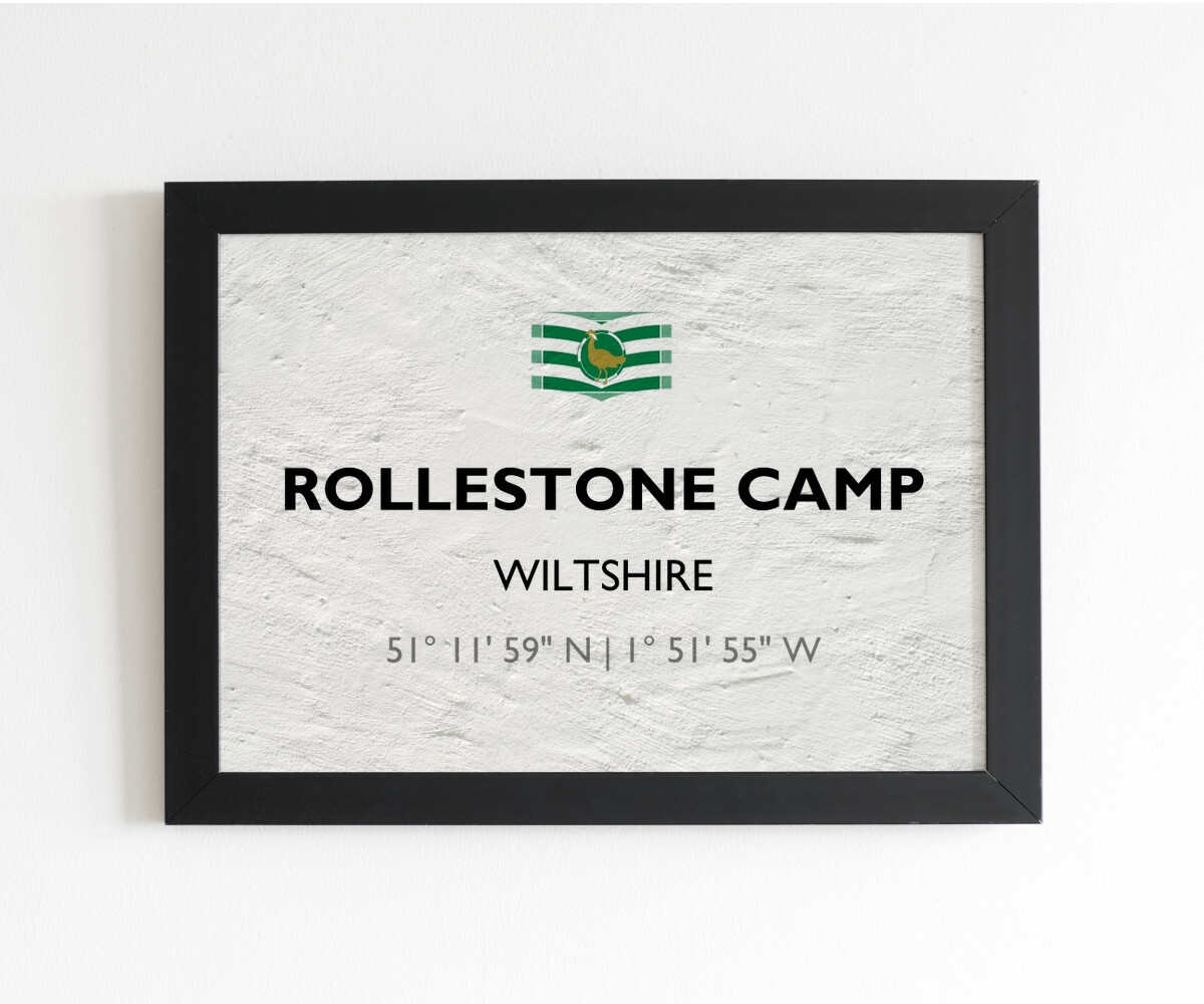 A4 PRINT - Rollestone Camp, Wiltshire - Lat/Long SU0944 | eBay