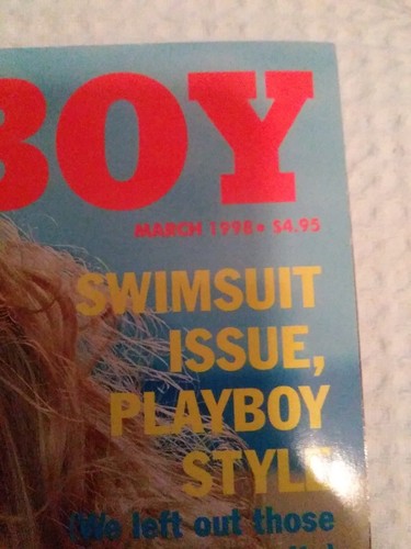 Vintage Playboy Adult Magazine March 1998 Marliece Andrada Baywatch ...