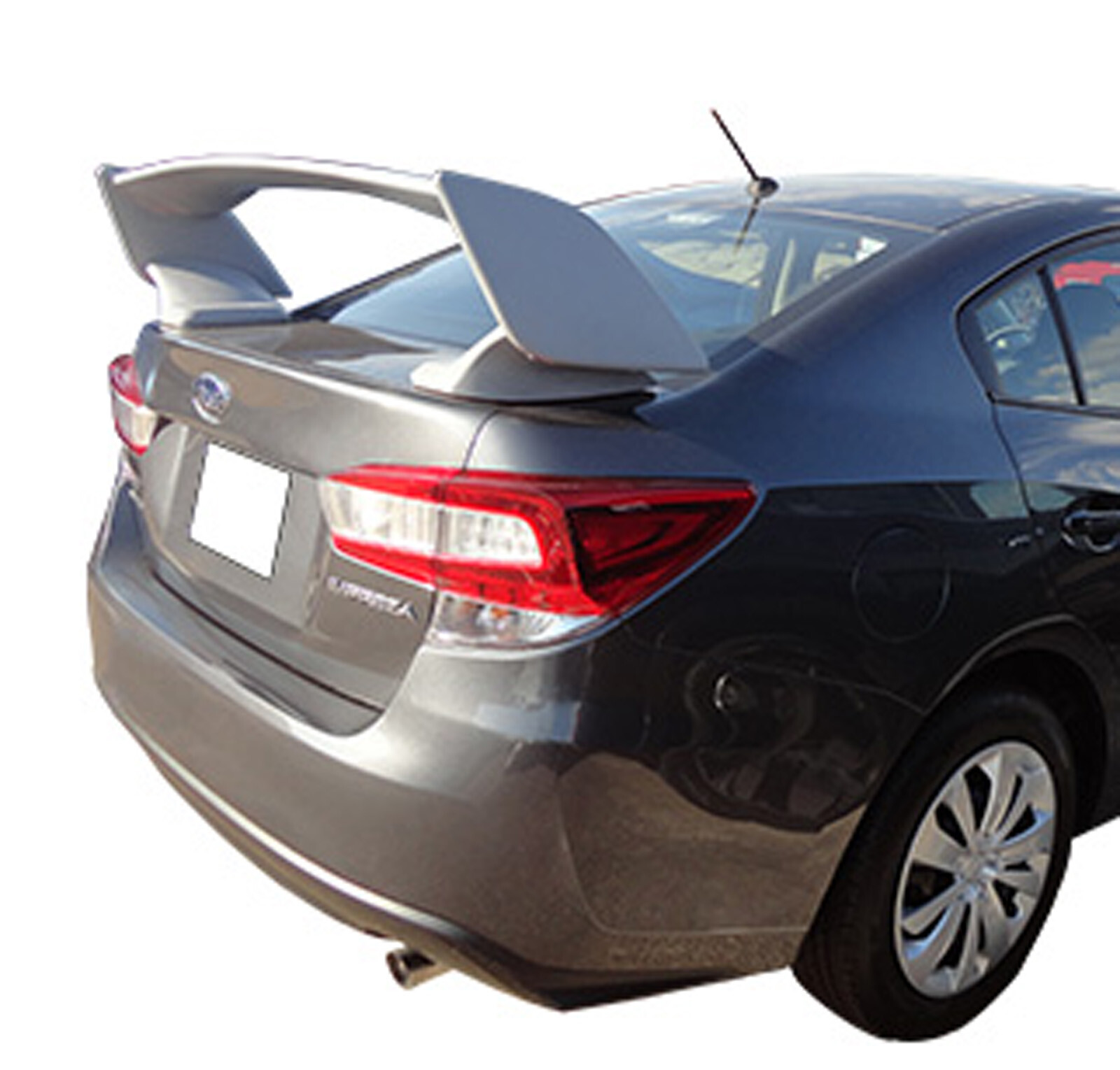 PAINTED SPOILER FOR A SUBARU IMPREZA 4-DOOR CUSTOM STYLE 2017-2023 | eBay