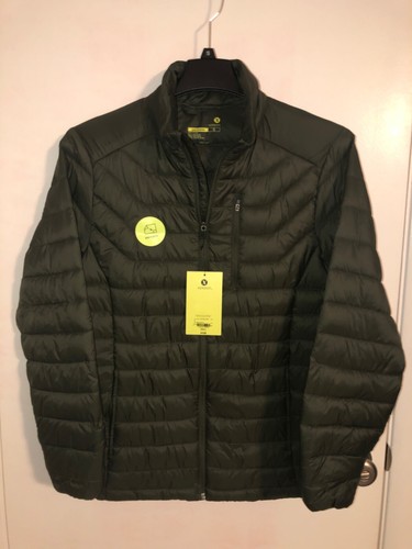 NEW $100 Xersion Jacket Packable Puffer Forest Green Retains Heat Men's ...