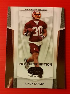 LaRON LANDRY * 895/1500 * RC ROOKIE #169 REDSKINS - LSU 2007 LEAF ...