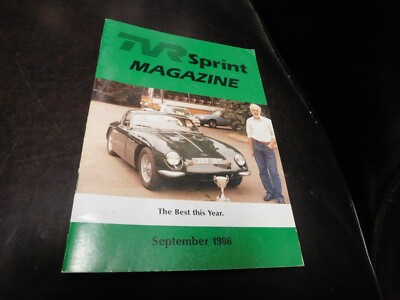 TVR Sprint Magazine 1986 September | eBay