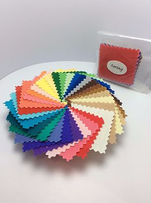 Color Analysis Small Fabric Swatch Pack - Spring Color Palette | eBay