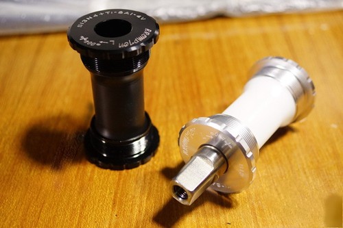 Titanium Axle Ceramic BSA ENBB square taper bottom bracket for brompton bike BB | eBay