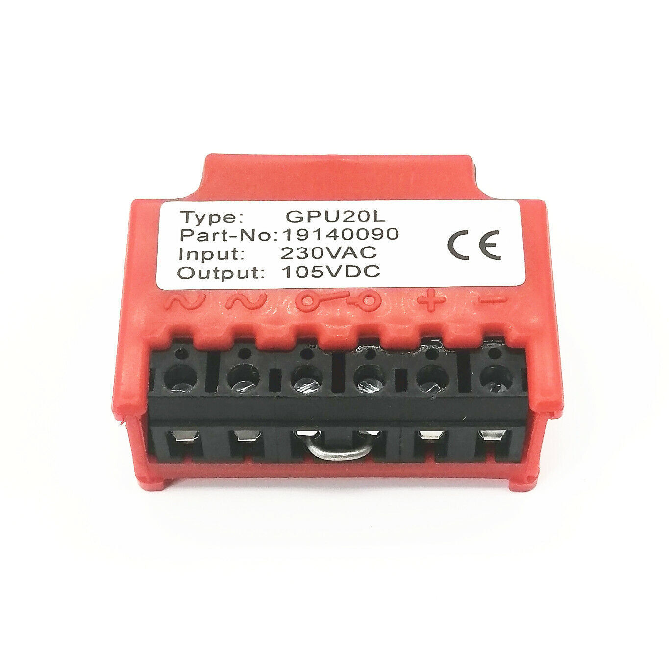 1Pcs New TORQ GPU20L 19140090 230VAC 105VDC six-terminal motor brake ...