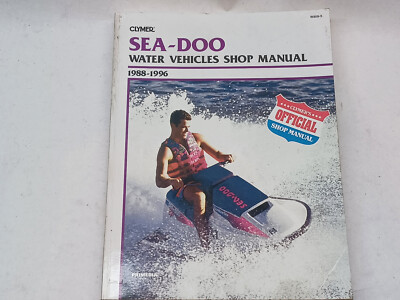 USED- Clymer Repair Manual Sea-Doo Watercraft 1988-1996 | eBay