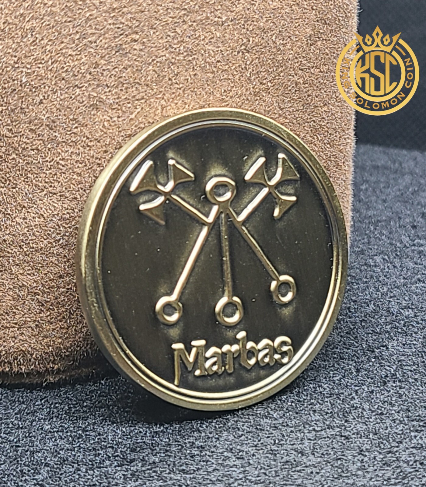 MARBAS Margas Barbas demon sigil Ars Goetia King Solomon Coin seal ...